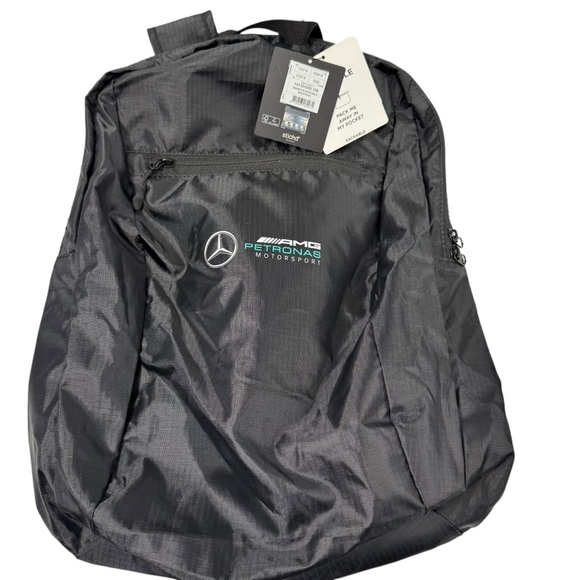 Mercedes AMG Petronas | Bags | Mercedes Amg Petronas Black Backpack ...